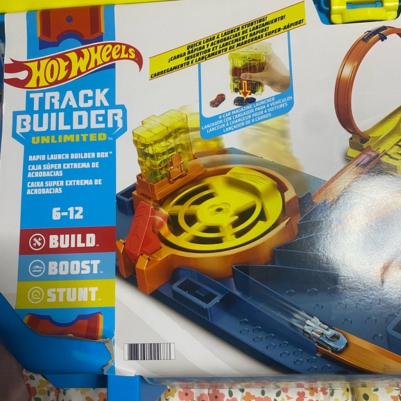Hot Wheels | Toys | Hot Wheels Track Builder Rapid Launch Box Blue And ...